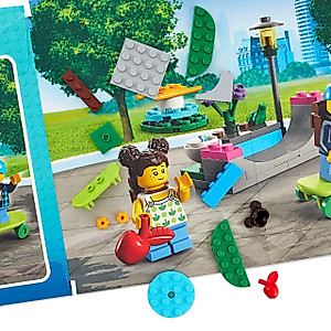 Hallmark Birthday Card for Kids with Legos (Playground Building Kit, Ages 5 and Up)