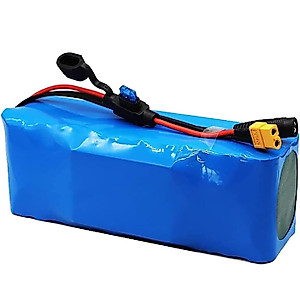 BaYte E-Bike Battery 36V 10Ah 10S3P Replacement Lithium Battery Built-in BMS for 150W 350W 500W Motor Electric Motorcycle Scooter with Charger