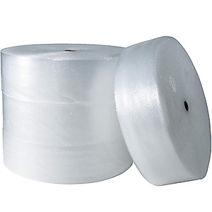 Aviditi Bubble Cushioning Wrap Rolls, 24 Inch x 250 Feet, 1/2" Large Bubble, for Packing, Shipping and Moving (2 Rolls)