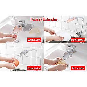 AKOAK 3 Pcs Faucet Extender, Children's Hand Washing Device, Sink Faucet Extender, Bathroom and Kitchen Accessories