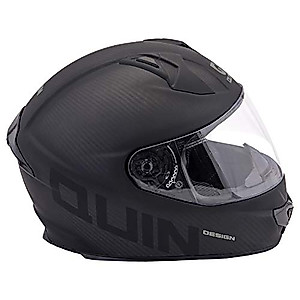 Quin Ghost Double Zero Carbon Fibre Smart Helmet (X-Large)