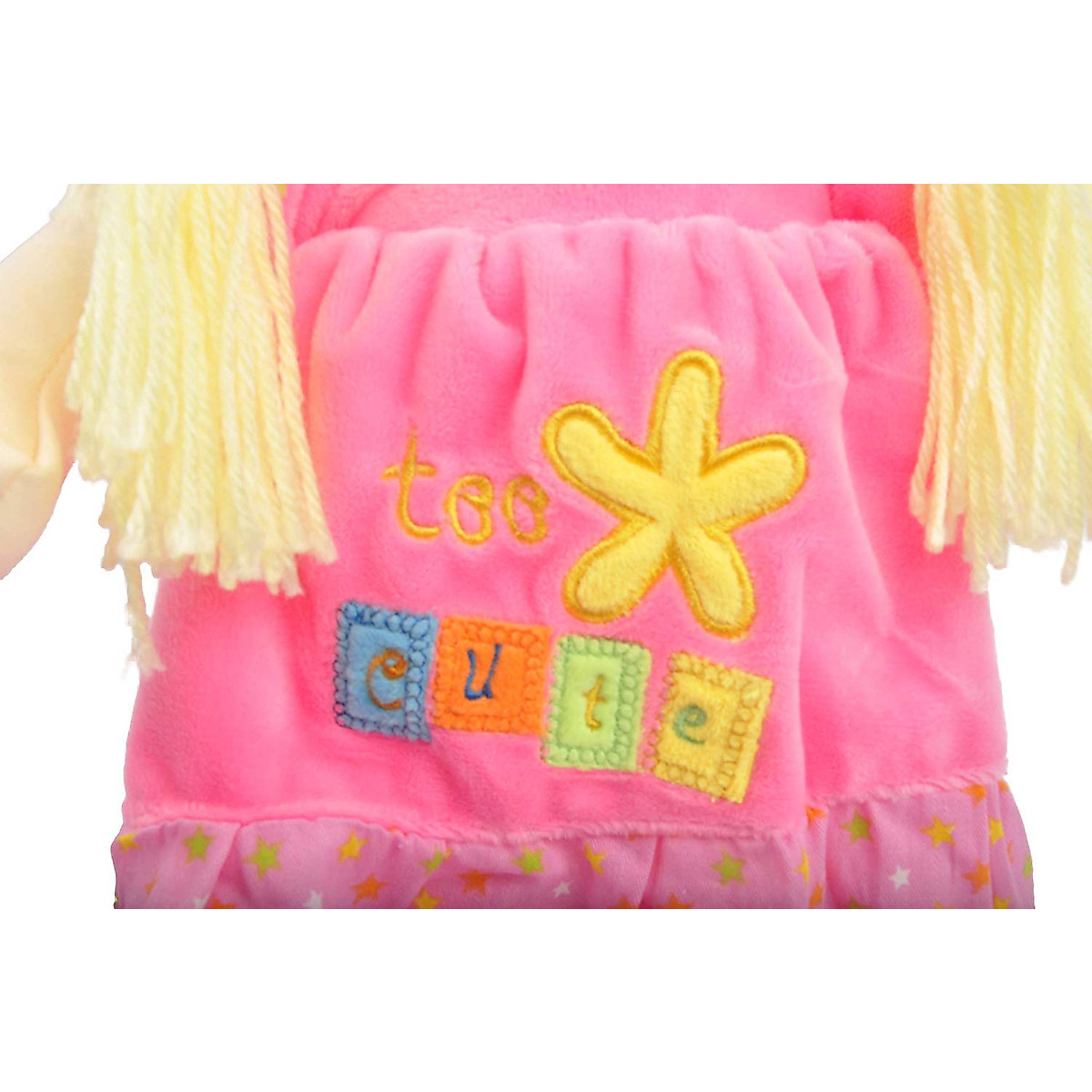 Linzy Plush 17.5'' Pink Niobe Sweet Cakes Rag Doll for Girls, Soft Plush Doll,Sleeping Cuddle Buddy for Toddlers, Infants and Babies, Muñecas de Trapo para Niña, First Doll for Kids