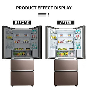 Delixike new WR55X26671 PS11767930 AP6035586 Refrigerators LED Light Board, Compatible with GE Refrigerators LED Light Panel PS11767930 4468532 EAP11767930 LED3344588