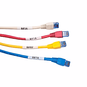 Brady Authentic (M21-1500-427) Self-Laminating Wire Wrap for Control and Electrical Panels, Datacom Cables, Black on White- For M210, M210-LAB, M211, BMP21-PLUS and BMP21-LAB Printers, 1.5" W 14' L