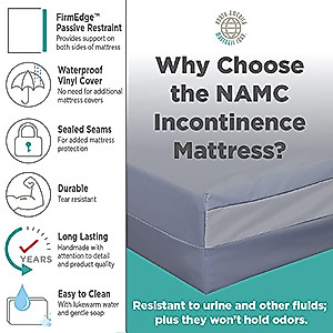 NAMC Assure II Home Care Therapeutic Fluid Proof/Incontinence Mattress- Queen
