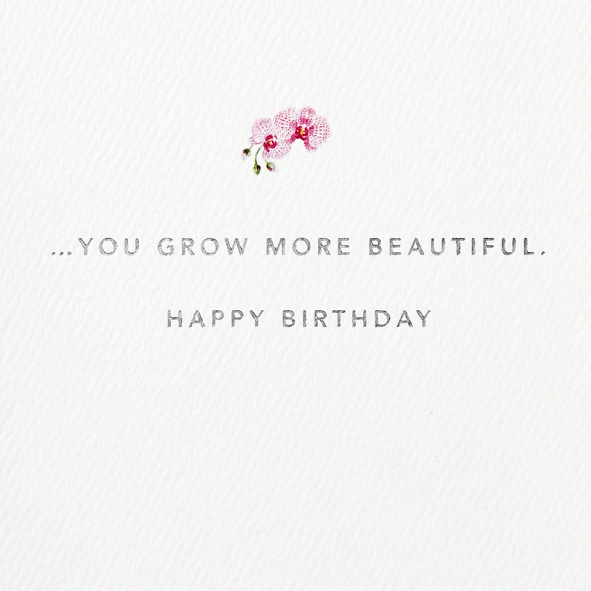 Hallmark Signature Birthday Card for Her (Orchid)