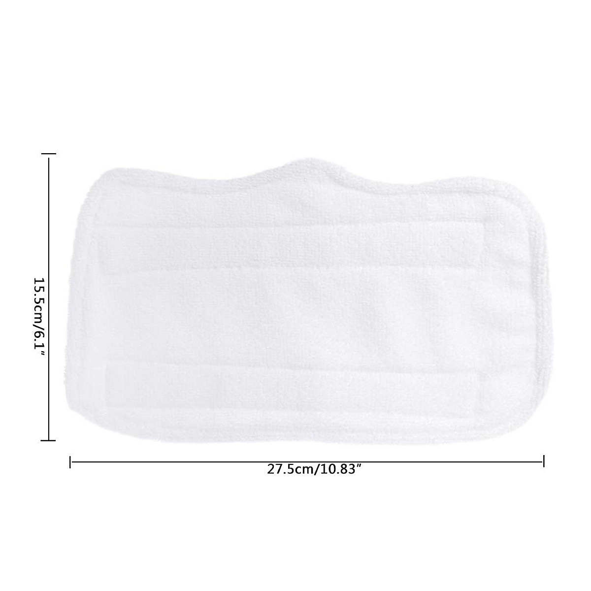 RY-CAN 5Pcs Steam Mop Soft Microfiber Cloth Covers for Shark S3101 Head Replacement Pad