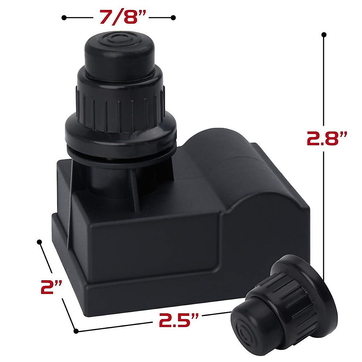 OREAD 3 Outlet Grill Ignitor,Spark Generator Push Button Electronic Igniter BBQ Gas Grill Replacement for Charbroil,Backyard Grill, Nexgrill, Brinkmann, Kenmore, Ducane,BBQ Grillware GGPL-2100