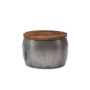 Powell Royce Small Pewter Drum With Storage D1241A19SS