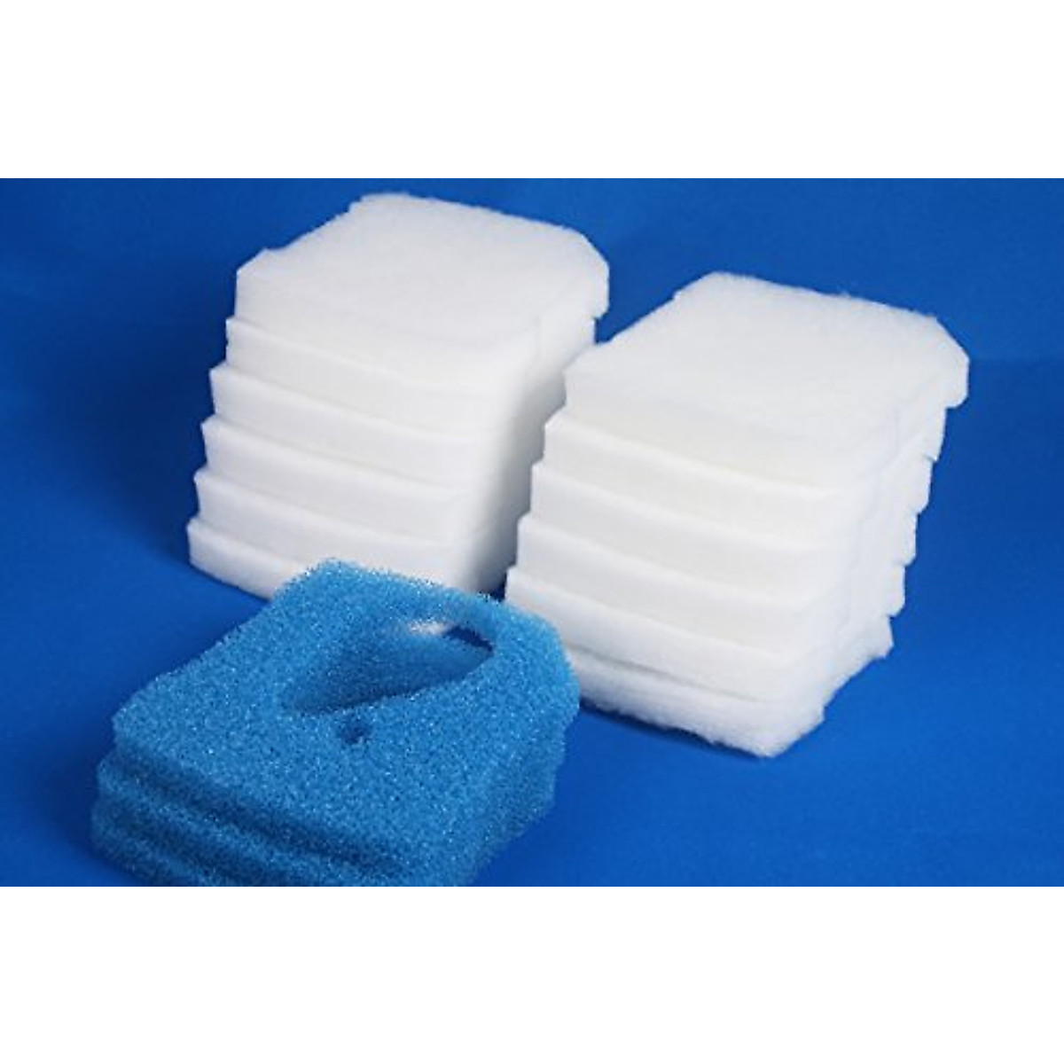 LTWHOME Replacement Coarse and Fine Filter Pads Fit for Eheim Pro 3 250, 250T, 350, 350T, 600/ Ultra G Pro 3 Filter 2071,2073,2075 and Eheim Pro 3e 350/2074 (Pack of 15pcs,3 Sets)