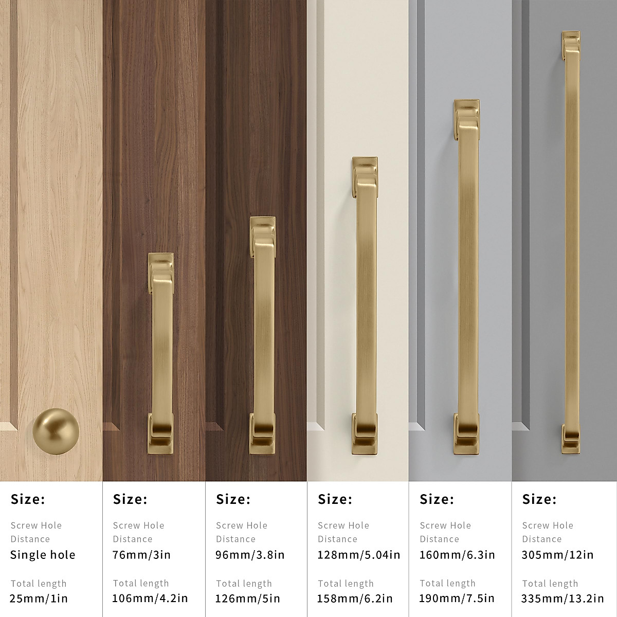 CABDM 10 Pack 1 Inch Vintage Ball Champagne Bronze Cabinet Knobs Kitchen Cabinet Hardware Satin Brass Drawer Knobs Pulls for Drawers.