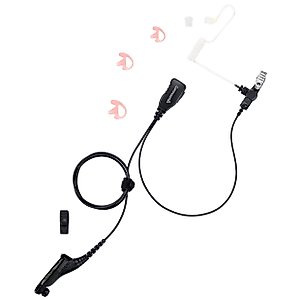 commountain APX 6000 XPR 7550e Earpiece w/Mic Compatible for Motorola Radios APX 8000 APX 7000 4000 XPR 7580e 7380e XPR 7550 7350e 7350 APX6000 APX7000 APX8000 XPR7550 XPR7550e, Surveillance Headset