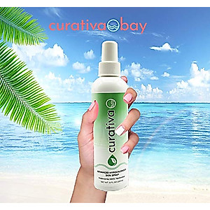 Curativa Bay - .02% Hypochlorous Skin Spray for Clear Skin - New Bundle - 8 Oz Mist Plus 16 Oz Refill (24 Oz)