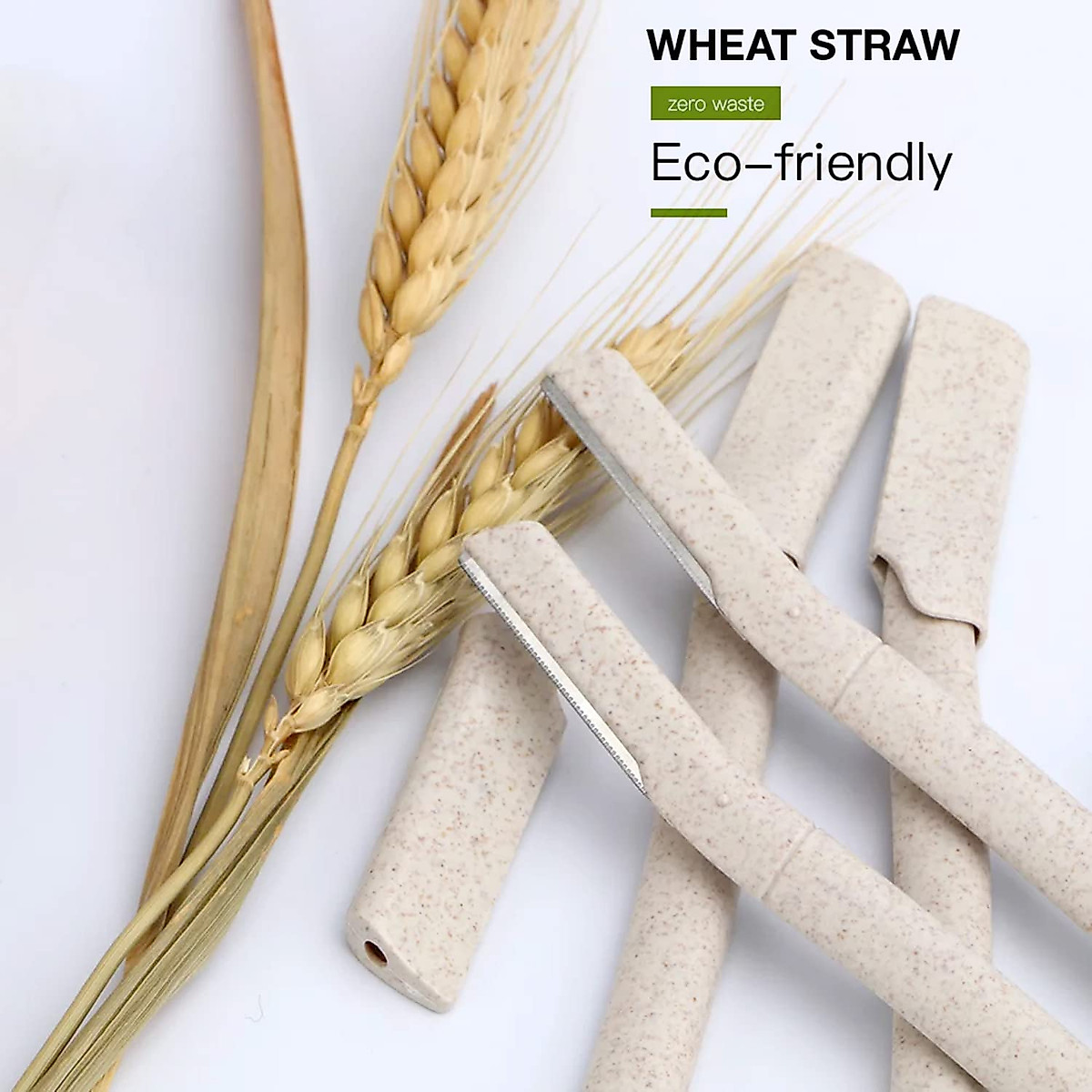 12 Pack Nylea Eyebrow Razor Trimmer [Extra Precision] Eco-Friendly Disposable Facial Hair Shaper Remover, Dermaplaning Dermaplane Shaving Tool - Facial Shave Shaver w/ Precision Cover for Men & Women