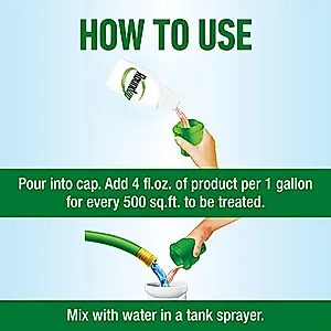 Roundup For Lawns₂ Concentrate, Weed Killer for Northern Grasses, Kills Crabgrass, 32 fl. oz.