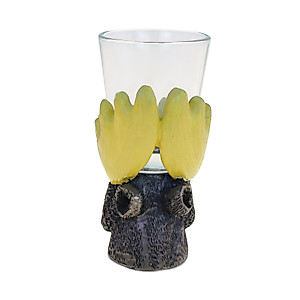 CoTa Global Moose Antler Head Tequila Cocktail Whisky Vodka Wild Animal Themed Shot Glass Home Bar Tool Party Accessory Drinkware Cute Funny Novelty Glassware Drinking Game Shooter Glasses