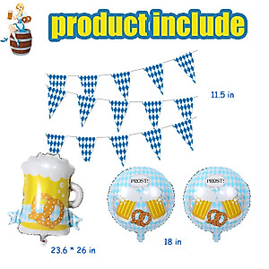 123 pcs Oktoberfest Balloons Arch Garland Oktoberfest Party Decoration Oktoberfest Party Supplies for JOktoberfest Party Favor Oktoberfest Theme Birthday Party Decorations