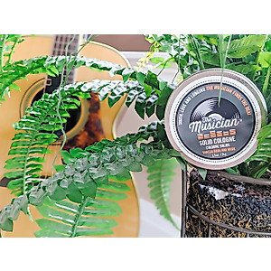 Walton Wood Farm Solid Cologne (The Musician) Vanilla Bean & Musk Scent Vegetarian Friendly, and Paraben-Free 2.5 oz