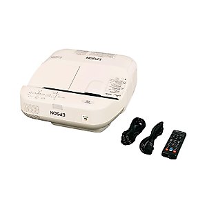 Epson PowerLite 570 Projector XGA Ultra Short Throw 2700 Lumens Remote Bundle: Remote Control, HDMI Cable, Power Cable