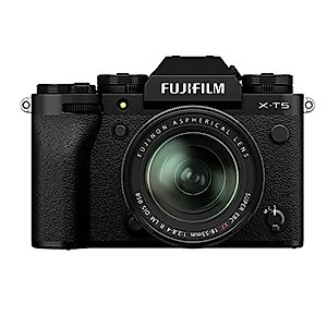 Fujifilm X-T5 Mirrorless Digital Camera XF18-55mm Lens Kit - Black