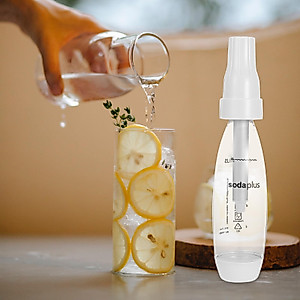 Kichvoe 1pc sparkling water machine sparkling hand operated sparkling water tool cocktail tools bubble maker machine soda fizzy drink maker Manual Sparkling Water Tool drinks