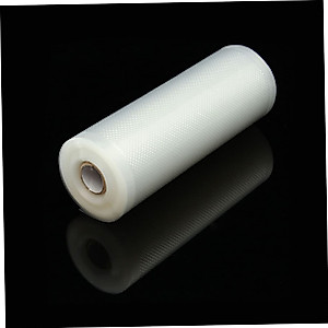 Zerodeko Roll Food Sealer Bags vacume Seal Bags vacume Saver Bags Vacuum Sealing Bags Food Preservation vac Seal Bags Vacuum Seal Bag Vacuum Container Texture Savings Bag White