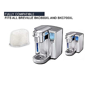 GoldTone Brand 6 Resin Water Filters + Water Filter Holder. Replaces your Keurig 2.0 Filter Holder + Keurig Ion Resin Water Filter & Breville Ion Resin Water Filter + Breville Filter Holder