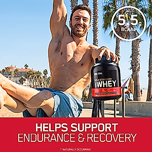 Optimum Nutrition Gold Standard Whey Vanilla Ice Cream -- 5 lbs