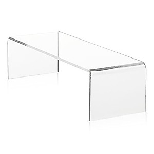 Product Carrier as a Decorative Bridge, Shoe Stand Made of Original Plexiglas (20.0 x 7.0 x 5.0 cm) Presentation Display, Sales Stand