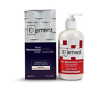 Stannous Fluoride Mouthwash - 10 Fl. Oz. 0.63% Antimicrobial Perio Rinse - Alcohol Free, Dye Free, Paraben Free - Refreshing Spearmint Flavor (Fruit Punch)
