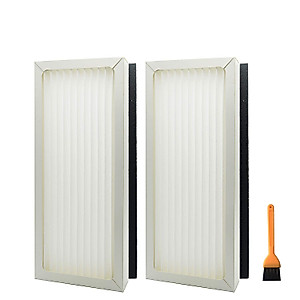 EZ SPARES 2pcs Replacements for Hamilton Beach True Purifier 04383 04384 04385 04386 Part # 990051000 Filter Hepa Attachment