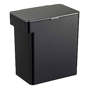 Yamazaki Industries 5424 Airtight Rice Bin, 22.0 lbs (10 kg), Measuring Cup Included, Black, Approx. W 12.0 x D 7.8 x H 12.2 inches (30.7 x 19.7 x 31.2 cm), Tower, Moisture and Oxidation Prevention