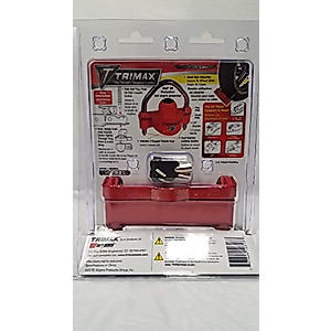Trimax UMAX25D Universal Dual Purpose Narrow Body Trailer Coupler and U-Lock