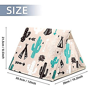 Y-DSIWX Guinea Pig House Bed, Rabbit Large Hideout, Small Animals Nest Hamster Cage Habitats Cute Cactus Planet