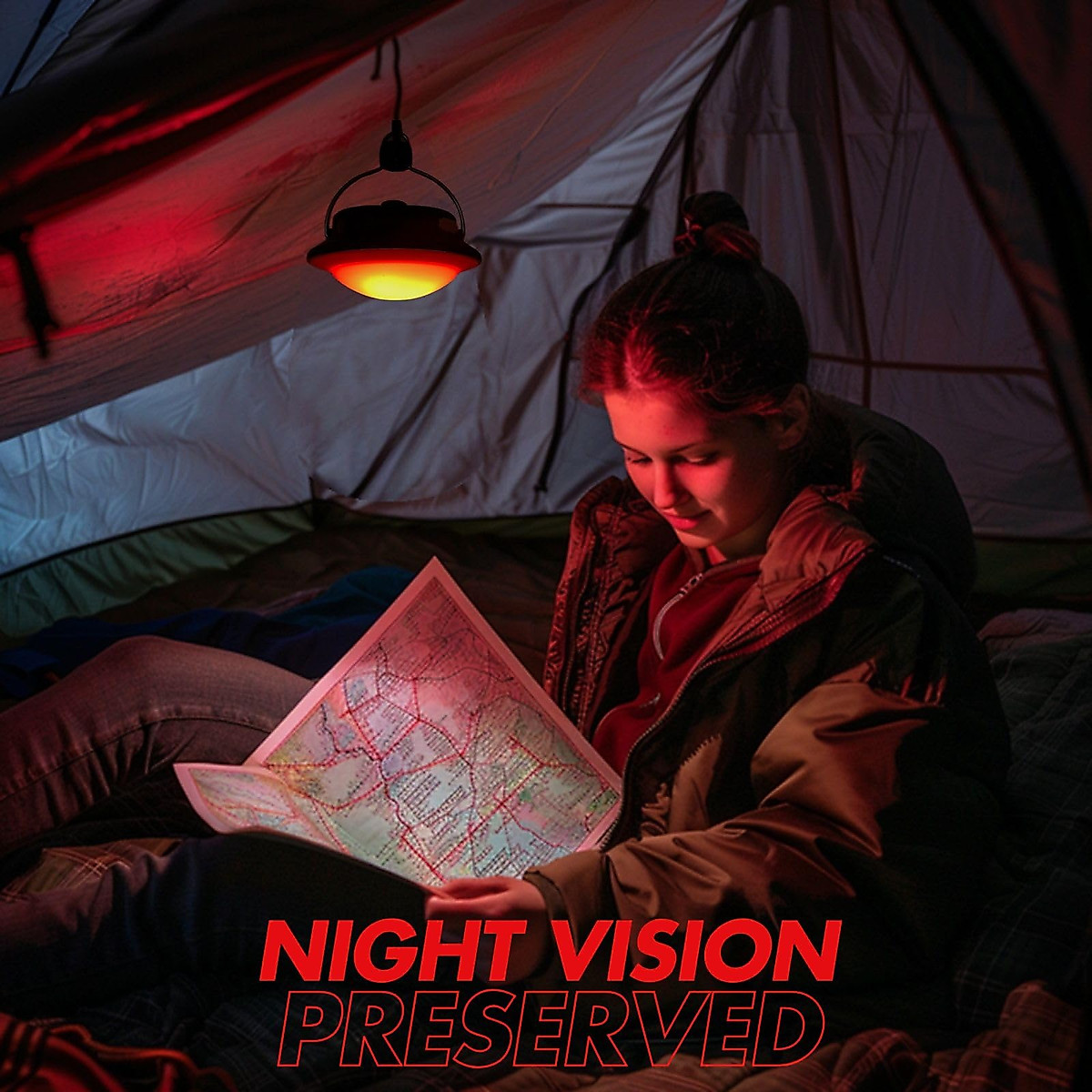 SUBOOS Gen 2 Pro LED Camping Lantern Rechargeable, Tent Light 300LM with Angles Adjustable, 5 Light Modes, 200h Runtime, 5200mAh, for Camping, Hiking, Hurricane, Emergency, Outage