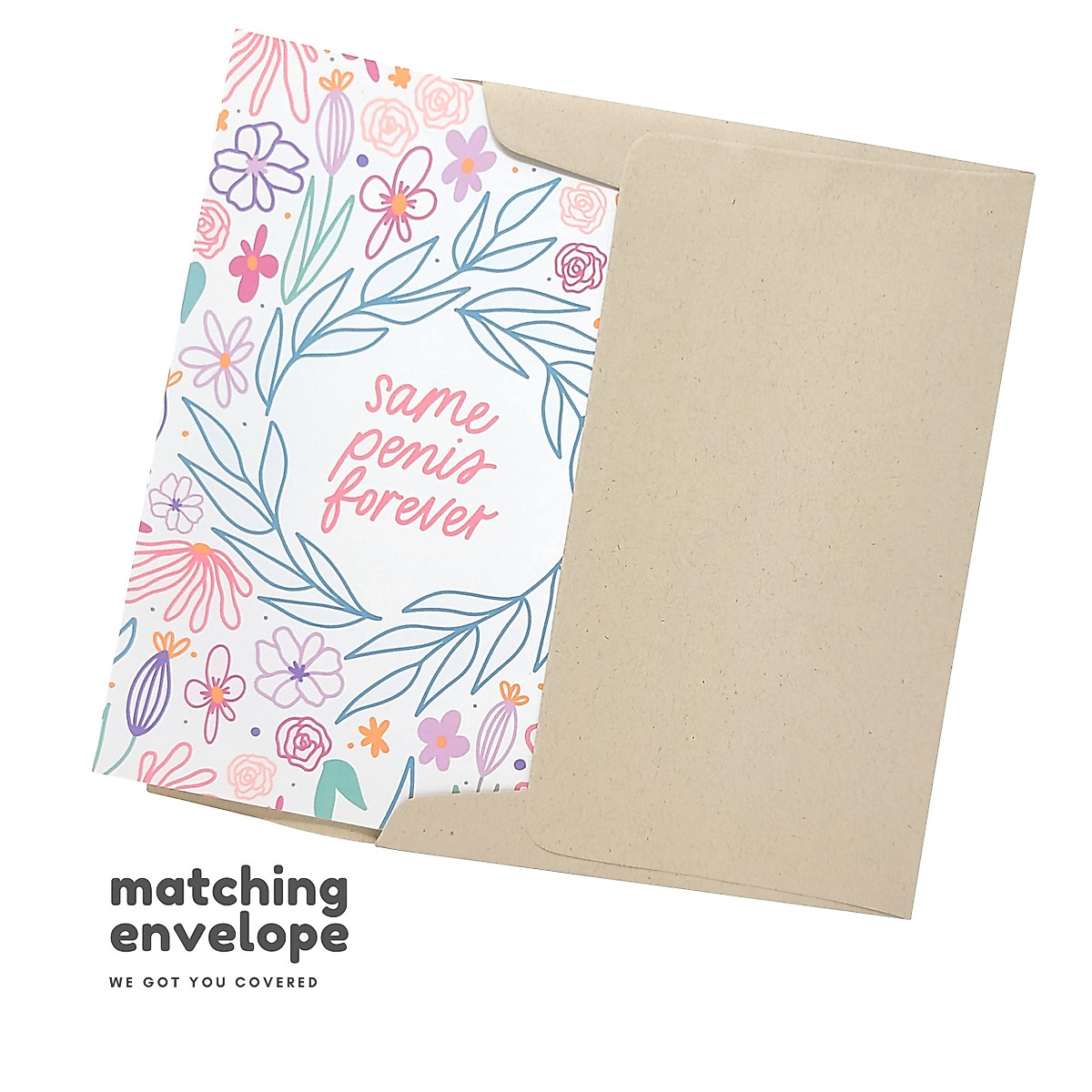 Sleazy Greetings Funny Wedding Card Congratulations For Bachelorette Party Shower From Bridesmaid | Raunchy Engaged Engagement Card For Bride To Be | Same Forever Card