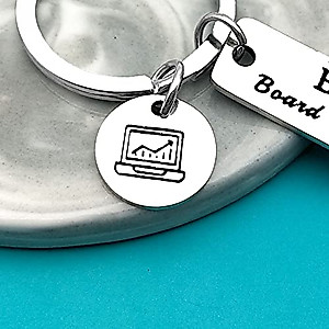 Behavior Analyst Gift BCBA Therapist Gift Board Certified Bad Ass Keychain ABA Gift Behavior Therapist Gift Special Education Gift for Behavior Analyst BCBA Specialist