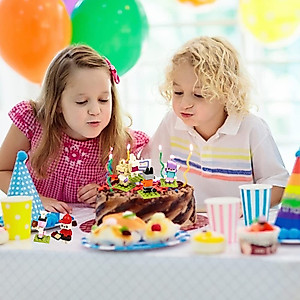 OFFKITSLY 12PCS Cartoon Animals Building Blocks Party Favors for Kids Goodie Bag Fillers Stocking Stuffers Prizes Birthday Gifts, STEM Building Toys Set for Boys Girls