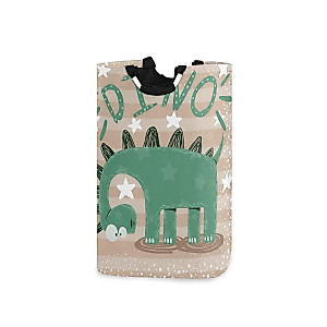 senya Cute Dinosaur Large Storage Basket Collapsible Organizer Bin Laundry Hamper for Nursery Clothes Toys