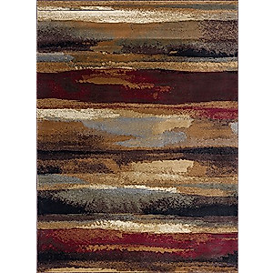 Universal Rugs Dakota Modern Contemporary Large 8x10 Area Rug for Living Room, Dining, Bedroom, Entryway, Kitchen, Hallway, Alfombras para Salas Modernas Grandes, 7 ft 10 in x 10 ft 3 in, Multi-color