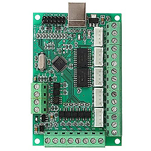 Davitu Motor Driver - Driver Board CNC USB 100Khz Branch 5 Axis Port Driver Motion Control Card 12-24V Controller Board