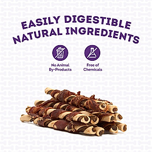 Treatly IncrediChews Stick w/Duck Meat Wrap Dog Chew Treats - 10 Count/1 Pack