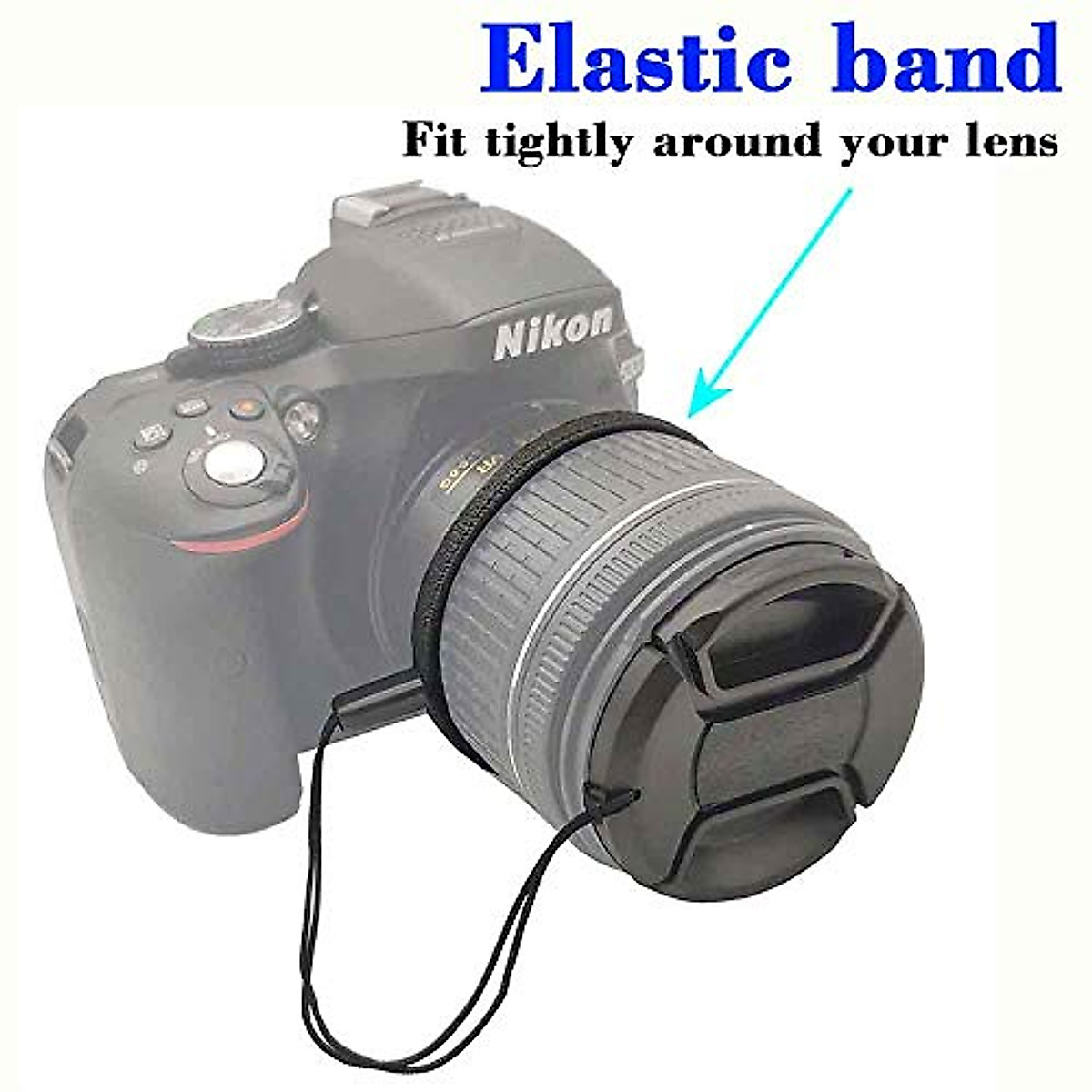 72mm Lens Cap Cover with Keeper for Sony E PZ 18-105mm F4 G OSS Lens for Sony Alpha a6600 a6500 a6400 a6300 a6100 a6000 a5100 a5000 Camera,ULBTER Lens Cap & Lens Cover Leash- 2 Pack