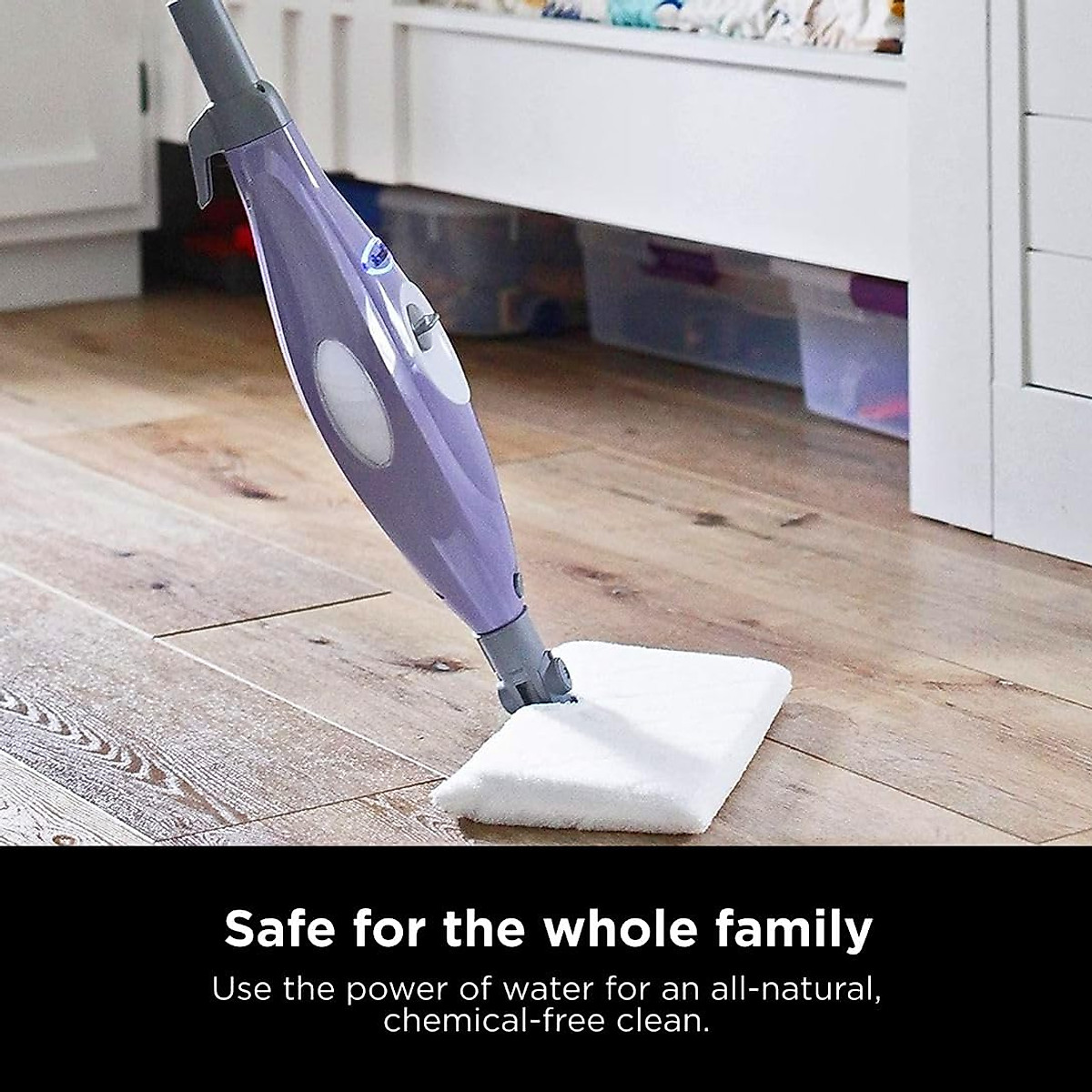 Shark S3501 Steam Pocket Mop Hard Floor Cleaner, Purple
