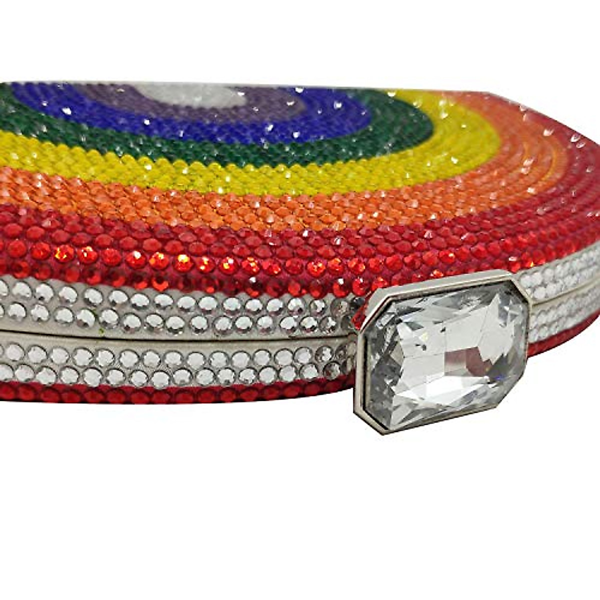 Rainbow Bags For Women Crystal Clutch Purse Evening Bag Fashion Party Rhinestone Handbags