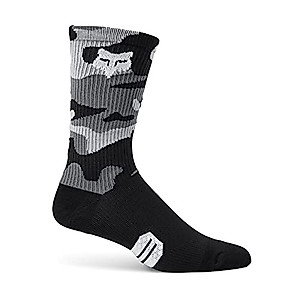 Fox Racing Men's Standard 8" Ranger Sock, Black CAMO, L/XL