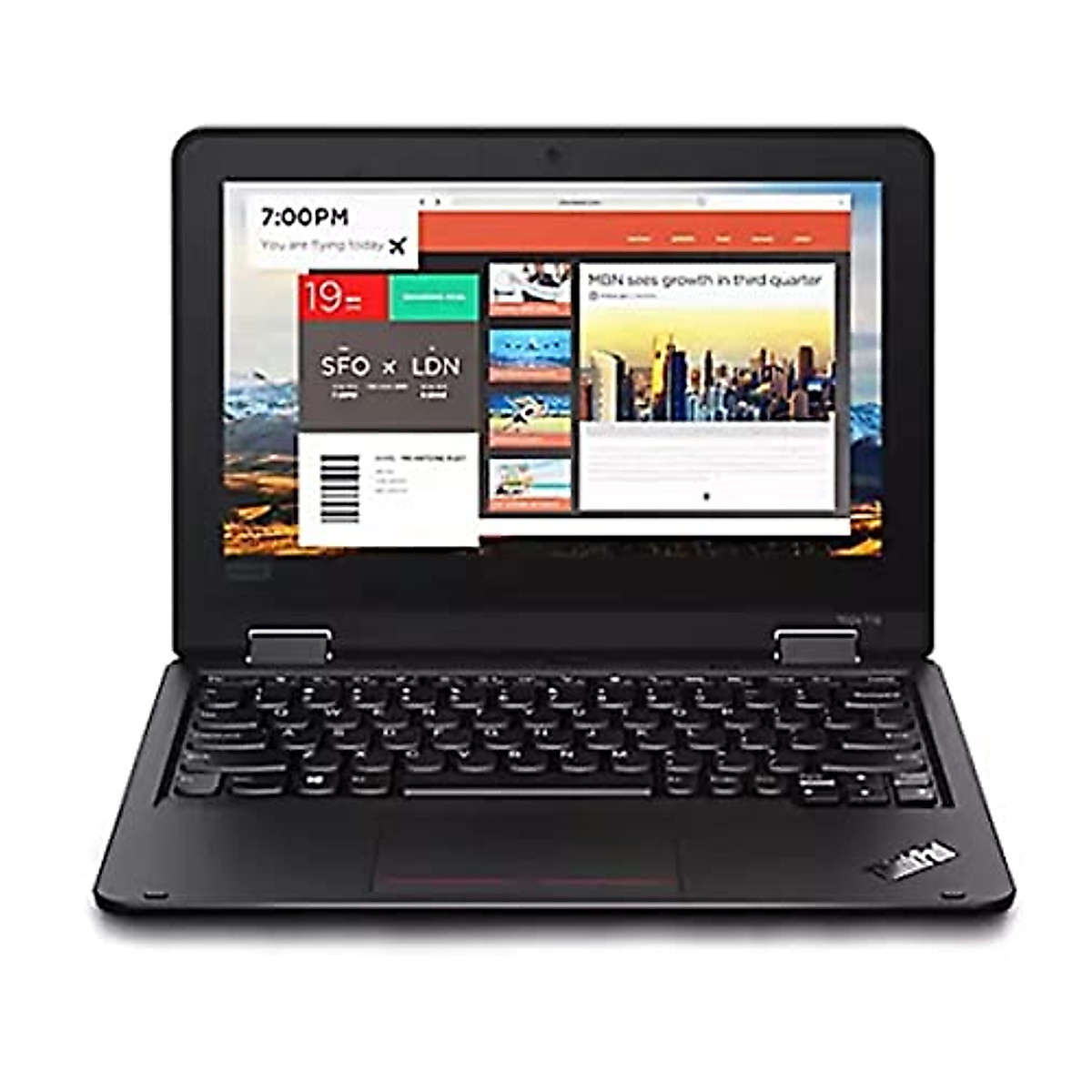 Lenovo ThinkPad Yoga 11E 2-in-1 HD Touchscreen Laptop PC, Intel Celeron N4120 Processor, 4GB RAM, 128GB SSD, Webcam ,Stereo Speakers, USB-C, HDMI, WiFi, Windows 10 Pro