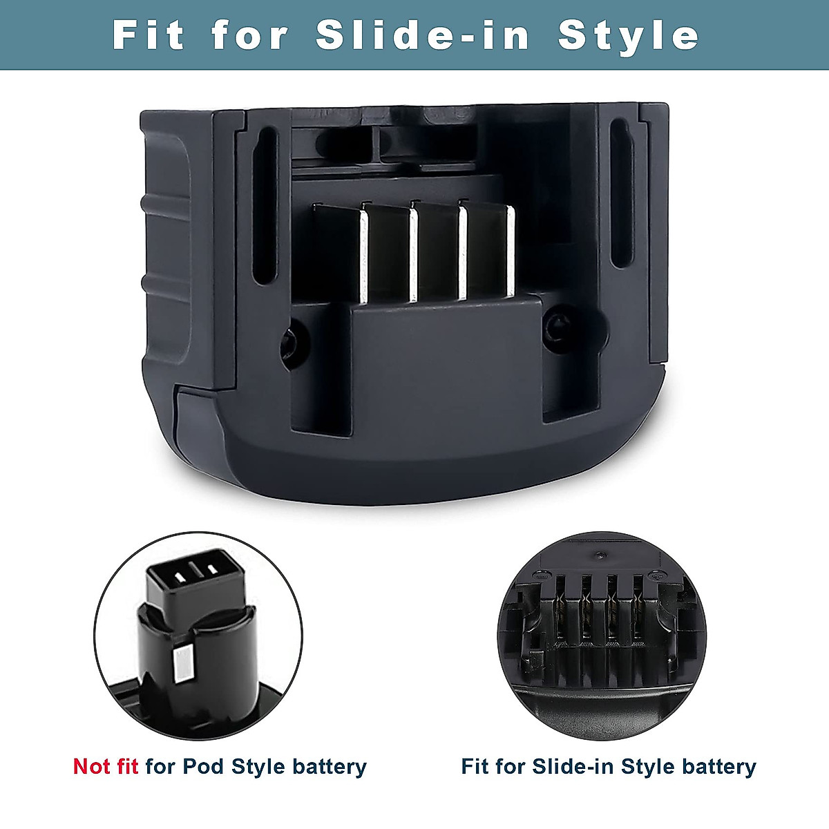 KUNLUN LCS1620 20V Lithium Battery Charger - Compatible for Black & Decker 16V 20V Lithium Battery LBXR20 LBXR20B LBXR20-OPE LB20 LBX20 LBX4020 LB2X4020 LBXR2020-OPE BL1514 LBXR16 LST220