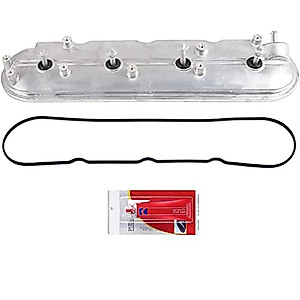 RANSOTO Engine Valve Cover Compatible with 1999-2008 Escalade Chevrolet Silverado Express Suburban Tahoe Avalanche Trailblazer Crovette Camaro GMC Sierra Yukon Driver Side Replace 12570427 264-965