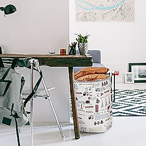 MHPARKT 117L Large Laundry Basket ,Extra-Large Capacity Laundry Hamper,Collapsible Clothes Hamper,Multipurpose Tall Baskets For Toys,Clothes.... (City)